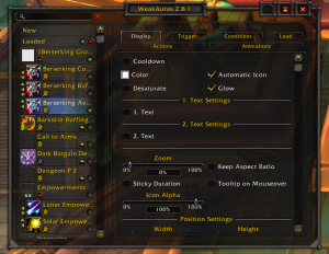 Making a Basic Weakaura | Ministry of Defense